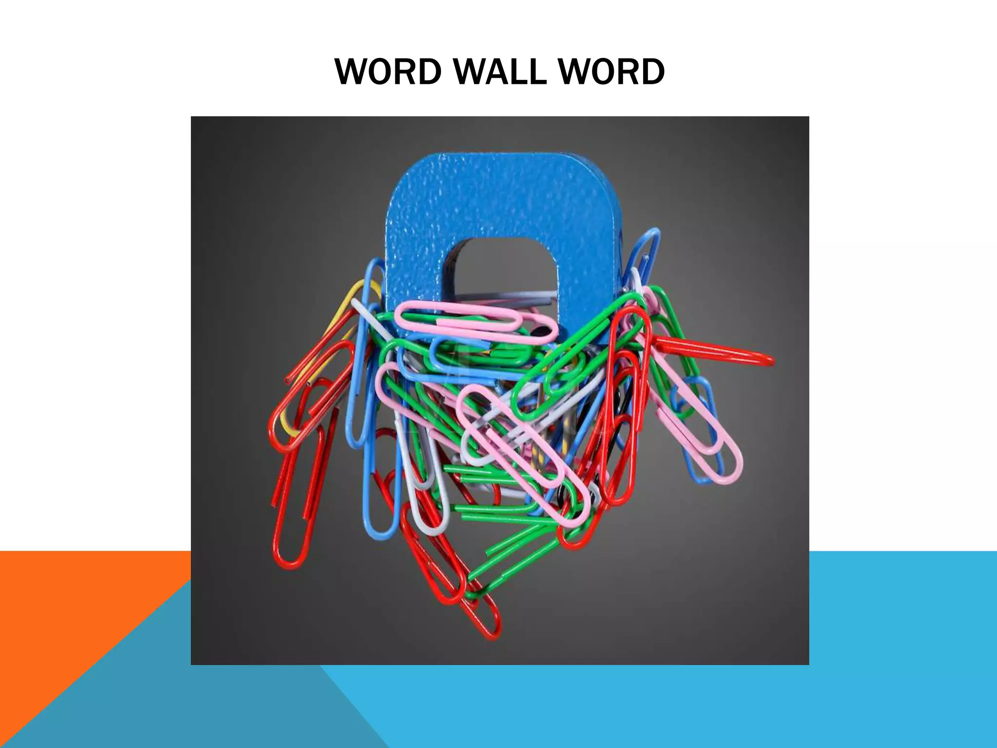 Word wall words (magnet) | PPTX