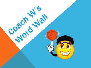 Word wall words (motion) | PPTX