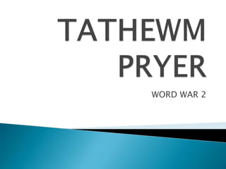 Word war 2 | PPTX