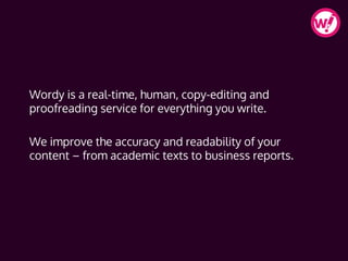Wordy presentation 2014 | PPT