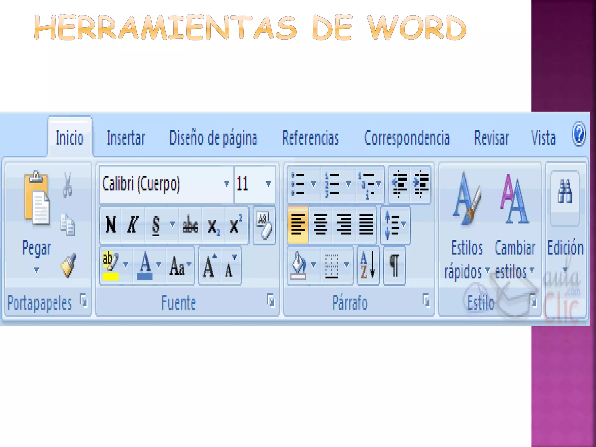 Word y sus partes | PPT