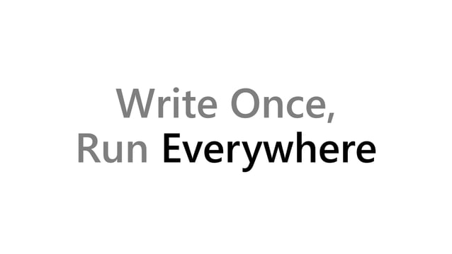 "Write Once, Run Everywhere" & Windows 10 | PPTX | Operating Systems ...