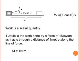 Work | PPTX | Physics | Science