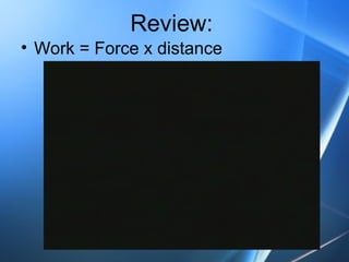 Physical Science: Work | PPT