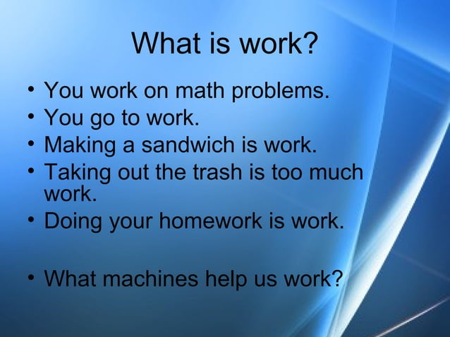 Physical Science: Work | PPT | Physics | Science