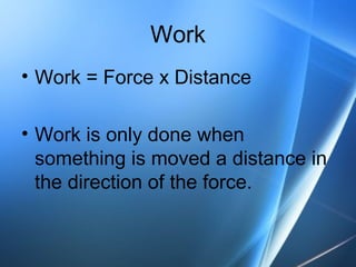 Physical Science: Work | PPT