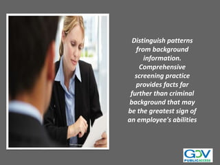 background check | PPTX | Resume Writing and Advice | Job Search
