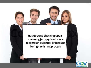 background check | PPTX