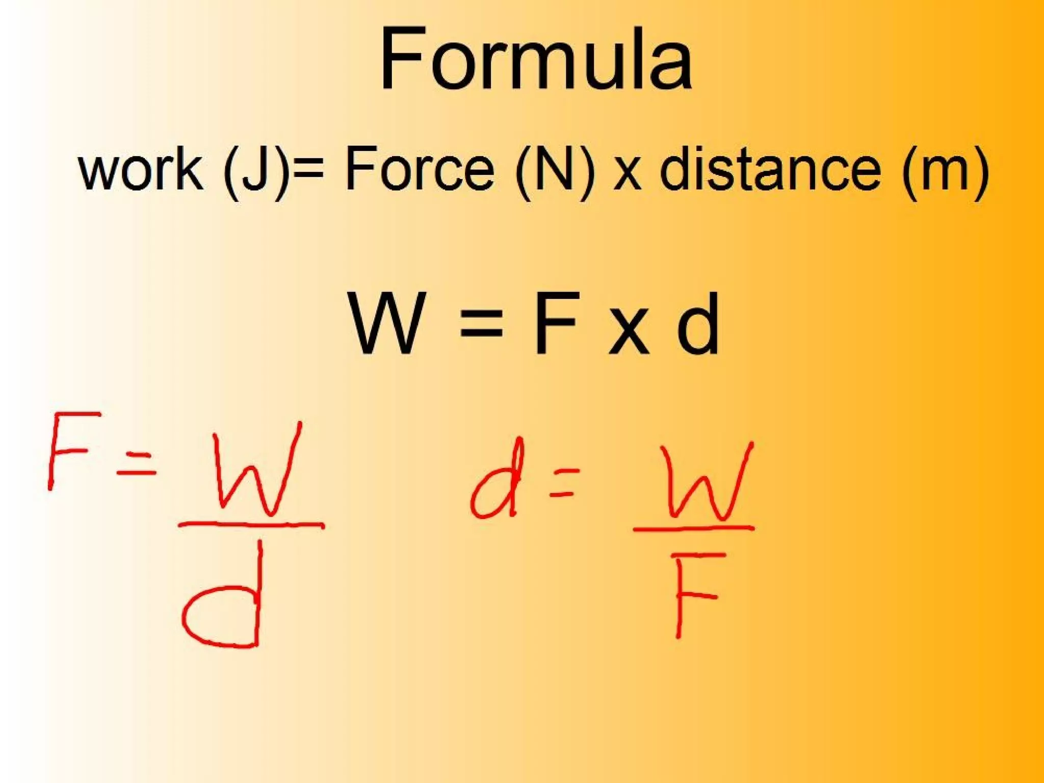 Calculating Work | PPT