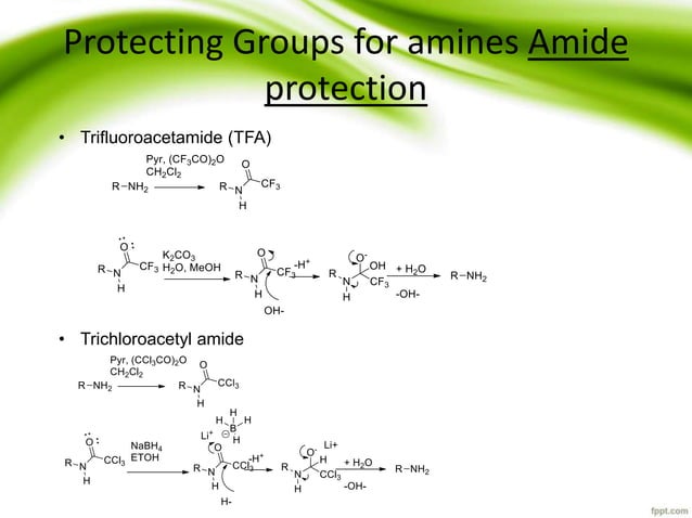 Protecting groups and their deprotection | PPTX | Chemistry | Science