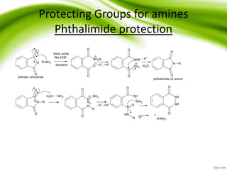 Protecting groups and their deprotection | PPTX