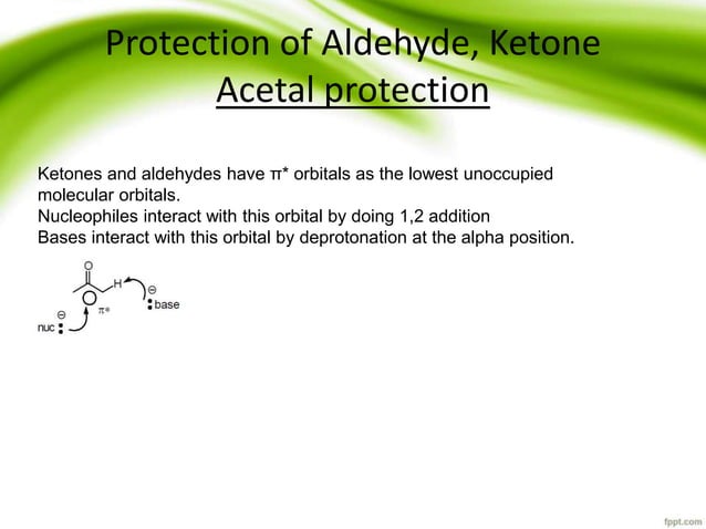 Protecting groups and their deprotection | PPTX | Chemistry | Science