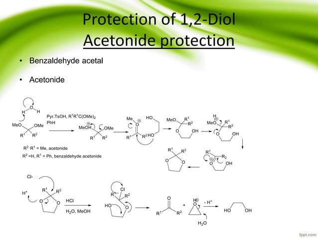 Protecting groups and their deprotection | PPT