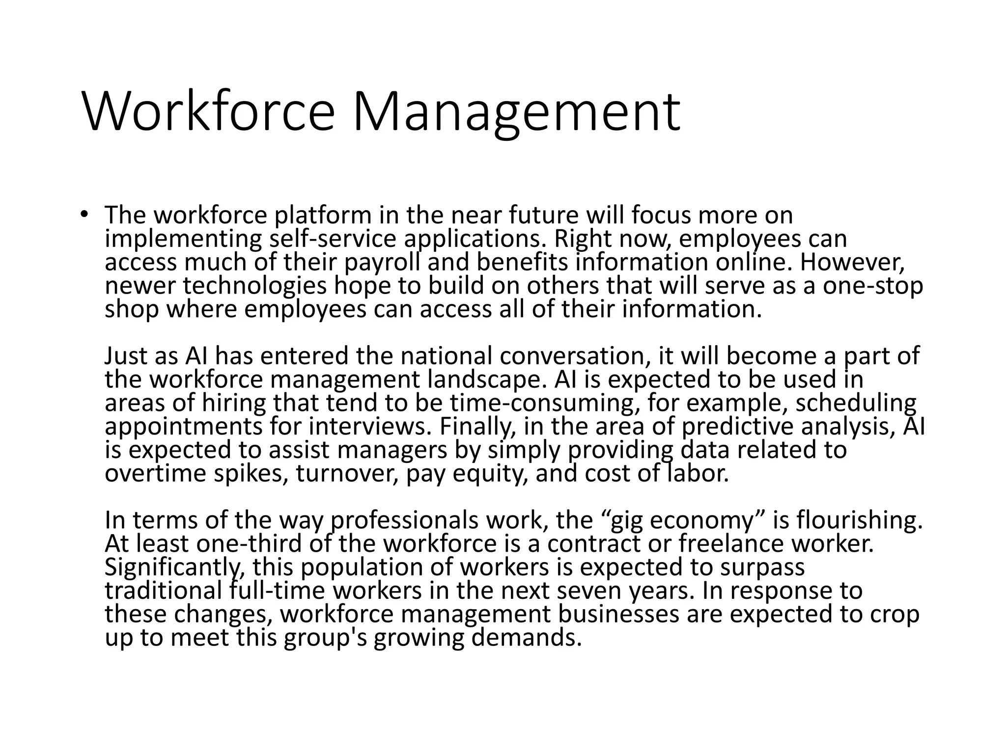 Workforce Management Trends in 2020 | PPTX