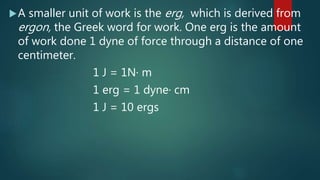 Work.pptx | Physics | Science