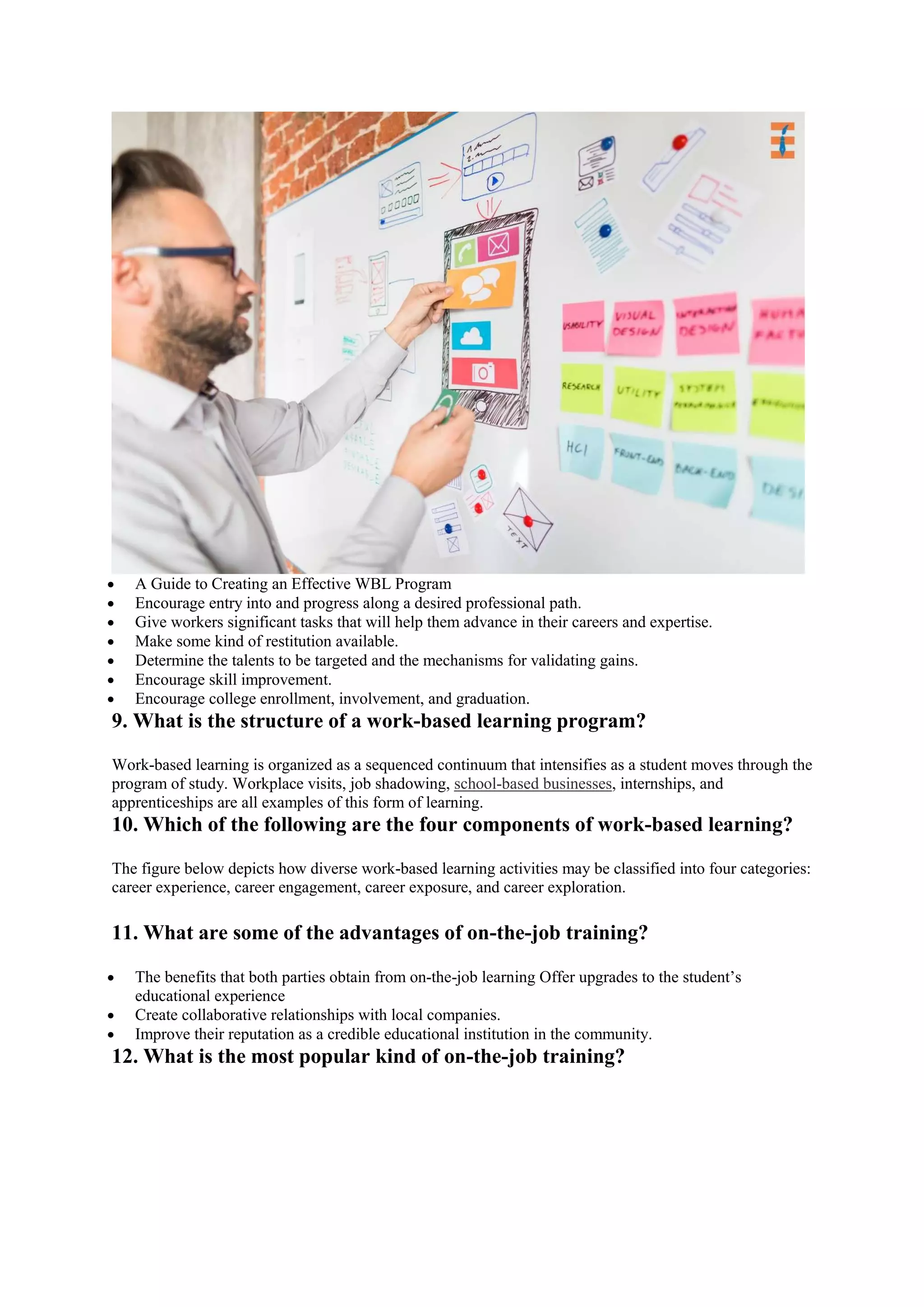 Work-Based Learning in High School: 13 Important Examples | Future Education Magazine | PDF