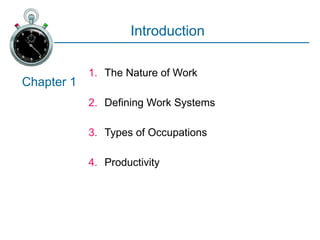 WORK elements industrial engineeing concept | PPTX