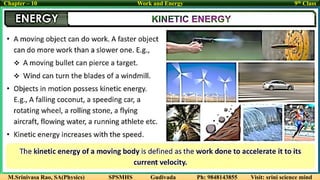 It is explain about work and energy 9th class | PDF