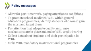 Work based learning in schools | PPTX