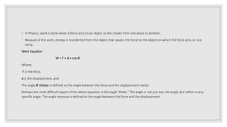 Work-energy-and-power PHYSICS SCIENCE BSIT | PPTX