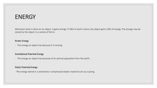 Work-energy-and-power PHYSICS SCIENCE BSIT | PPTX | Physics | Science