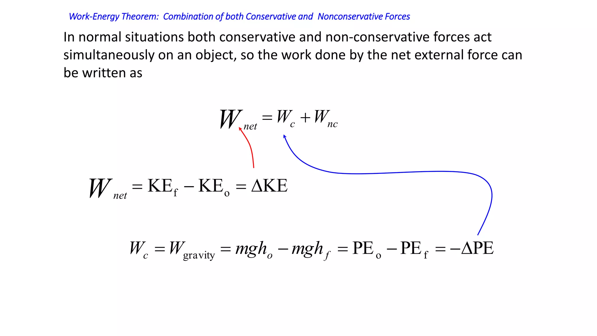 Work energy theorem summary 7 may 2015 | PPTX