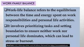 WORK-FAMILY BALANCE a slide presentation for TVS.pdf