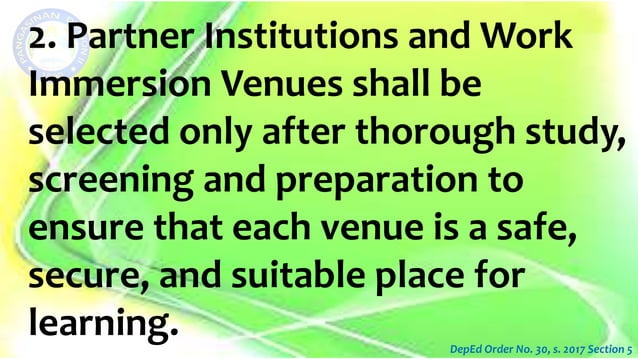 WORK-IMMERSION-GUIDELINES-for-Students.pptx | Professional School ...