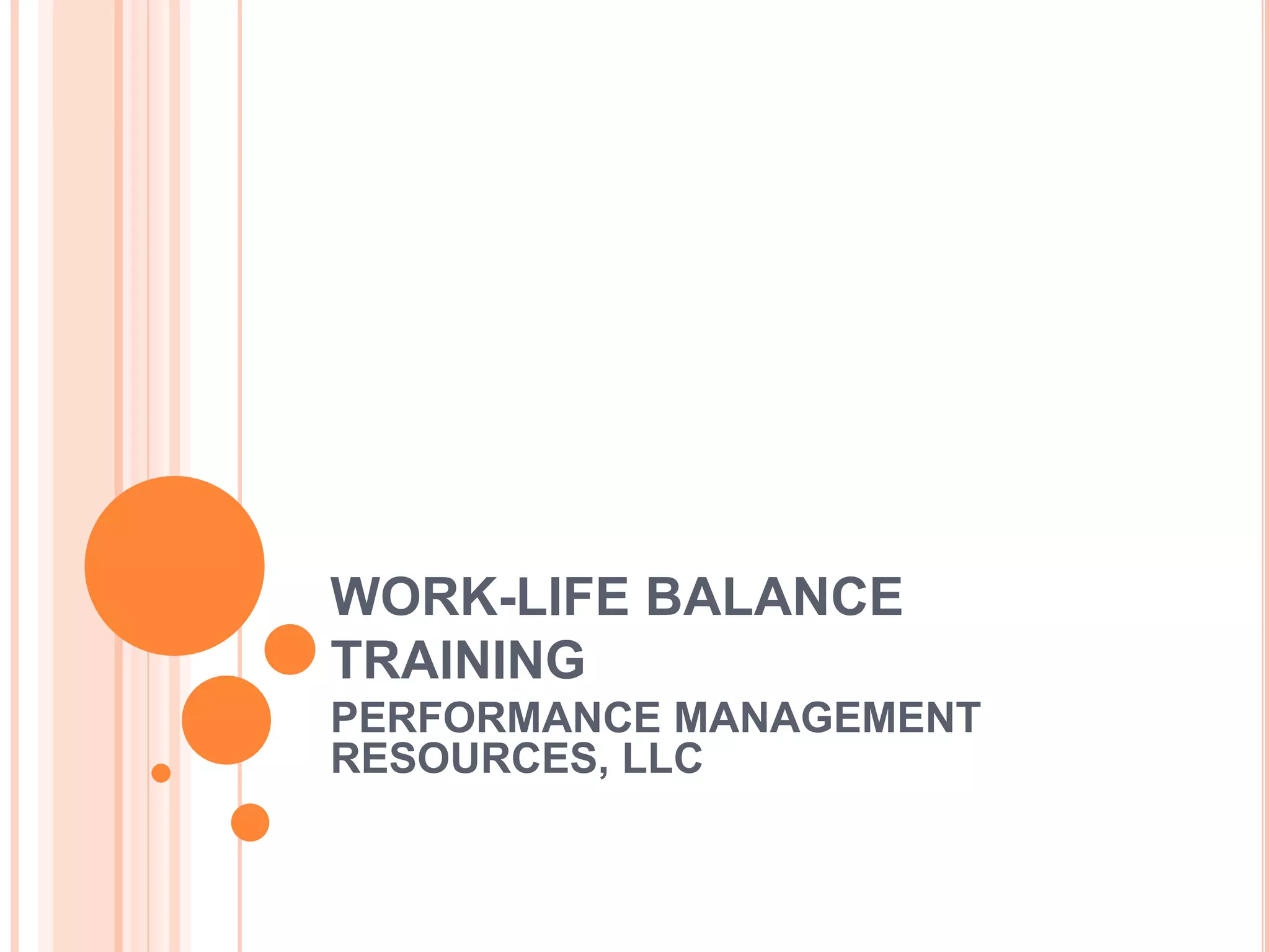 Work life balance | PPT