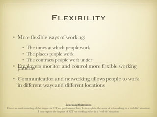 Work Life Balance & Flexibility | PPT