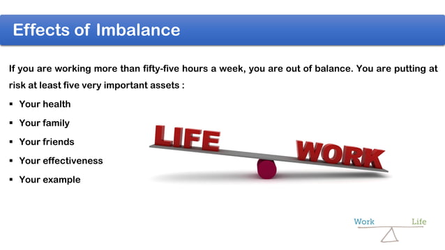 Work life balance issues | PPT