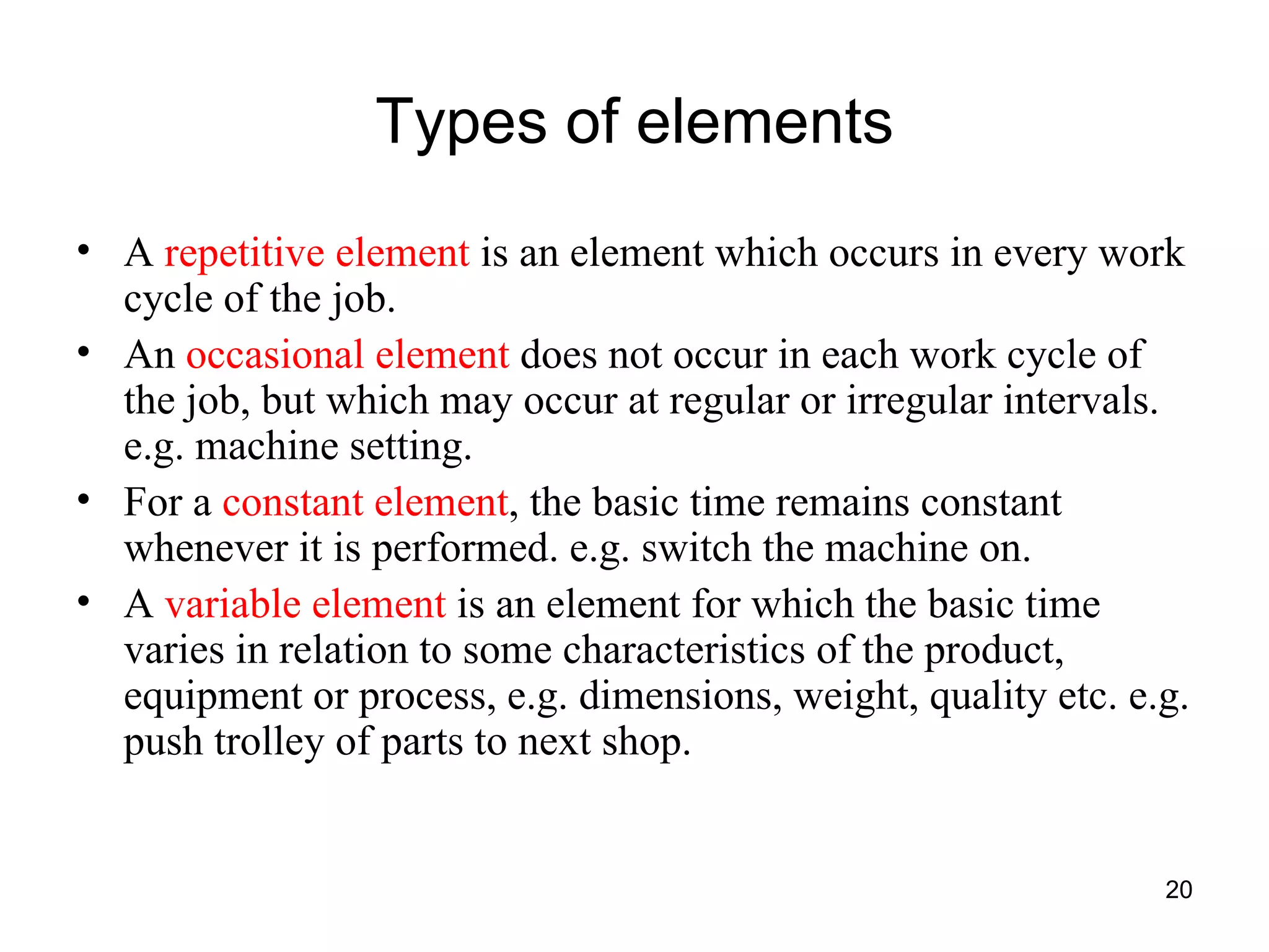 Work measurement | PPT