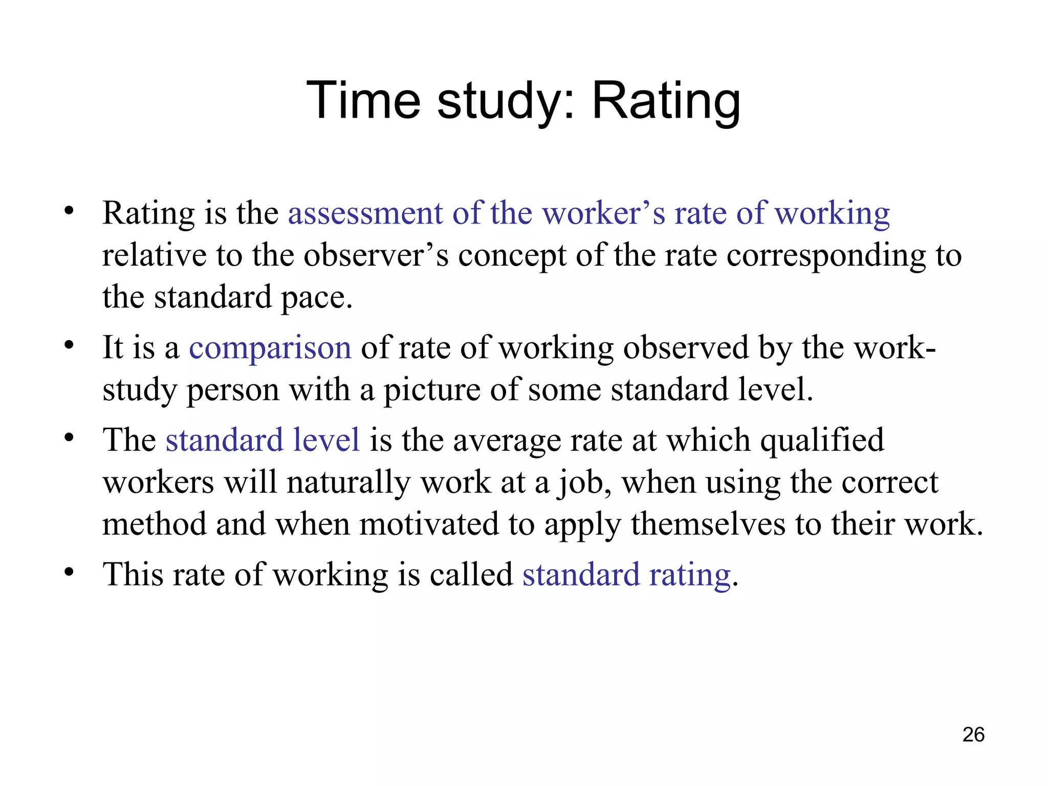 Work measurement | PPT