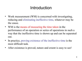 Work measurement | PPT
