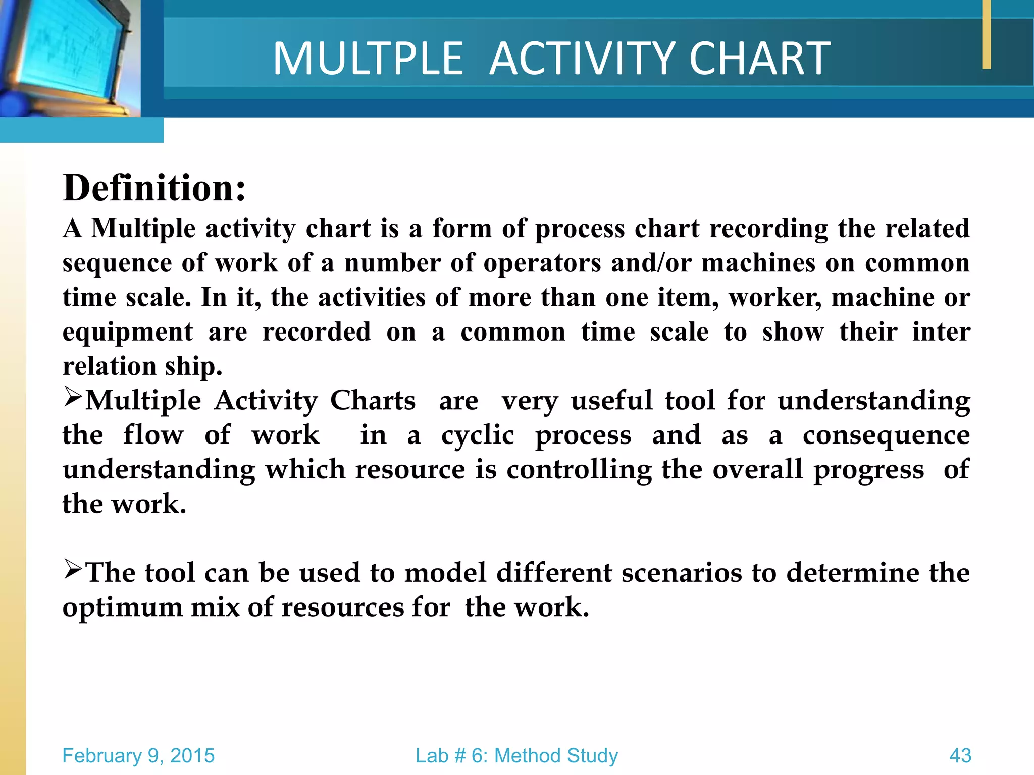 Work Study- Methods Study | PPT