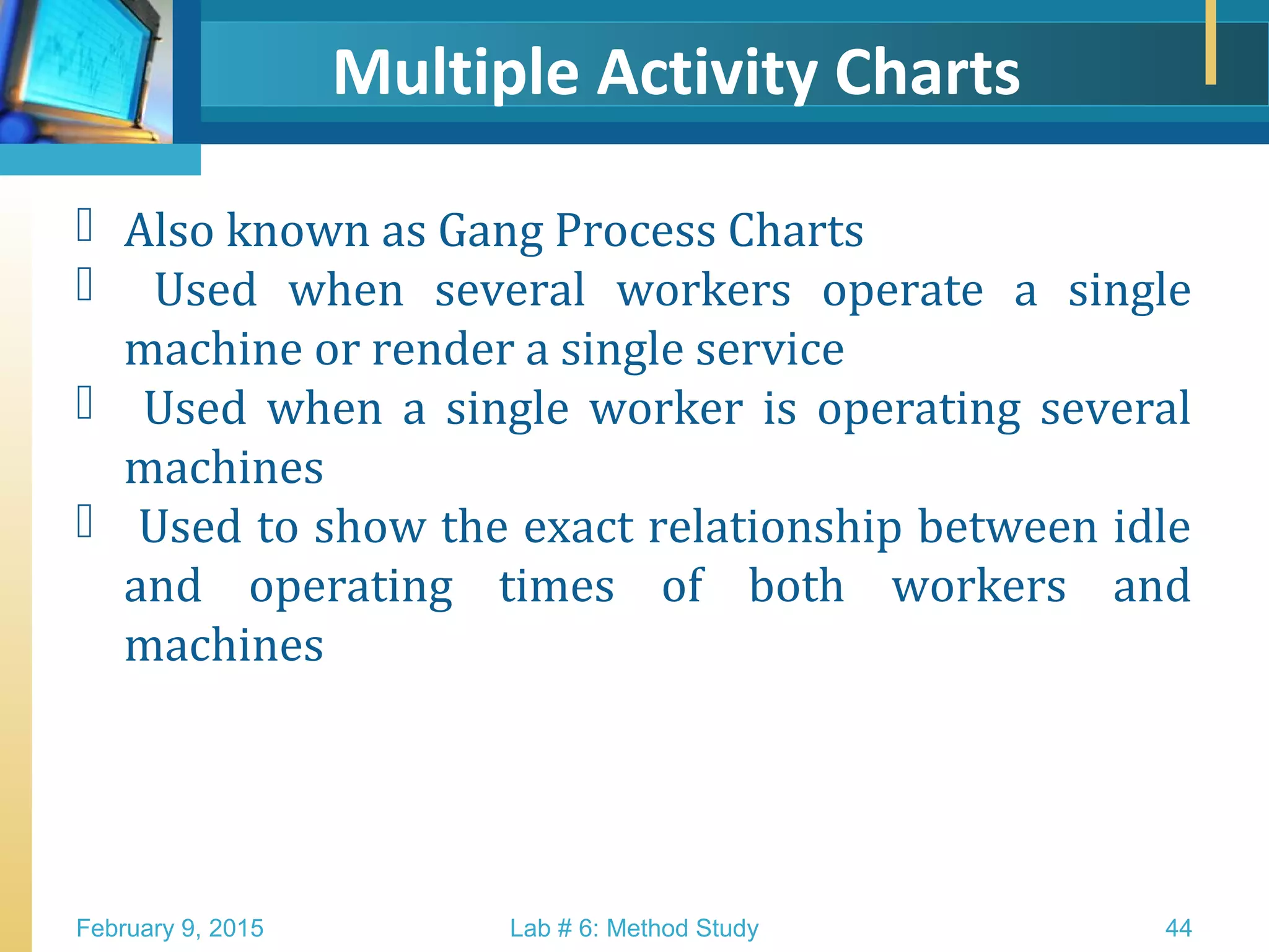 Work Study- Methods Study | PPT