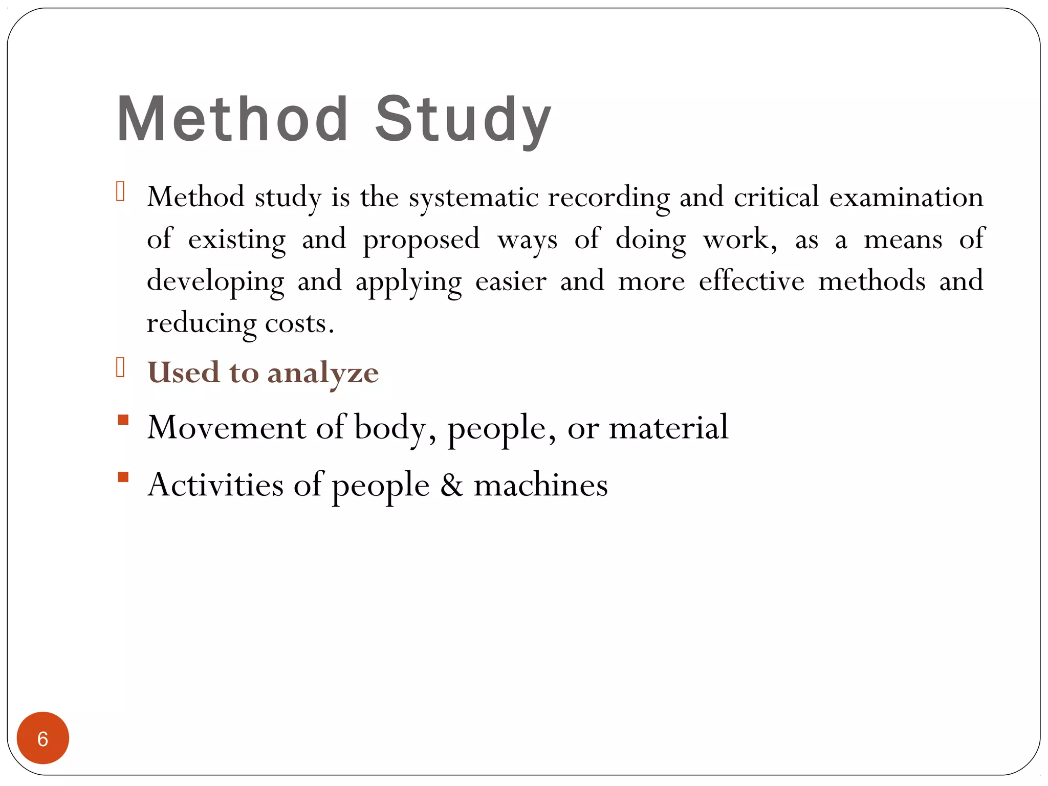 Work methods | PPT