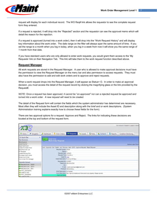 Work Order Level 1 | PDF