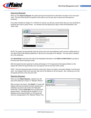 Work Order Level 1 | PDF