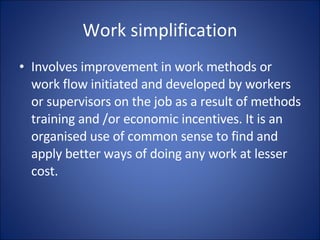 Work Study | PPT