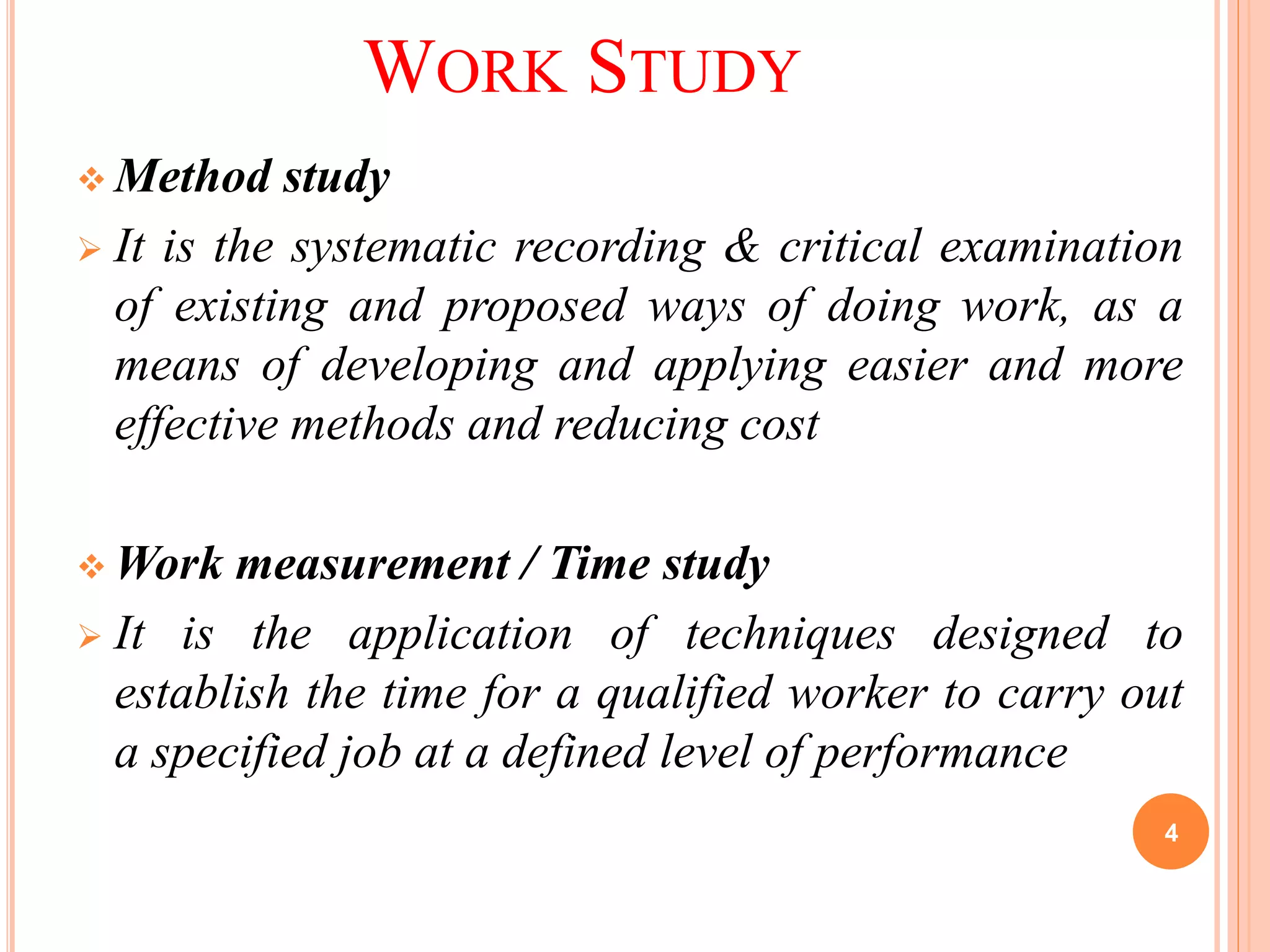 Work study | PPTX