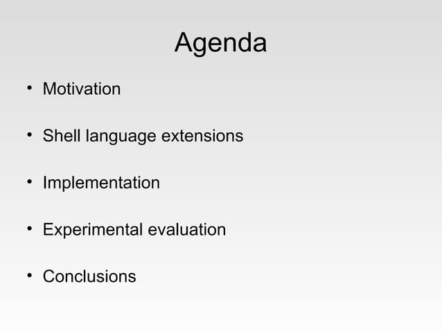 Composing And Executing Parallel Data Flow Graphs Wth Shell Pipes Ppt