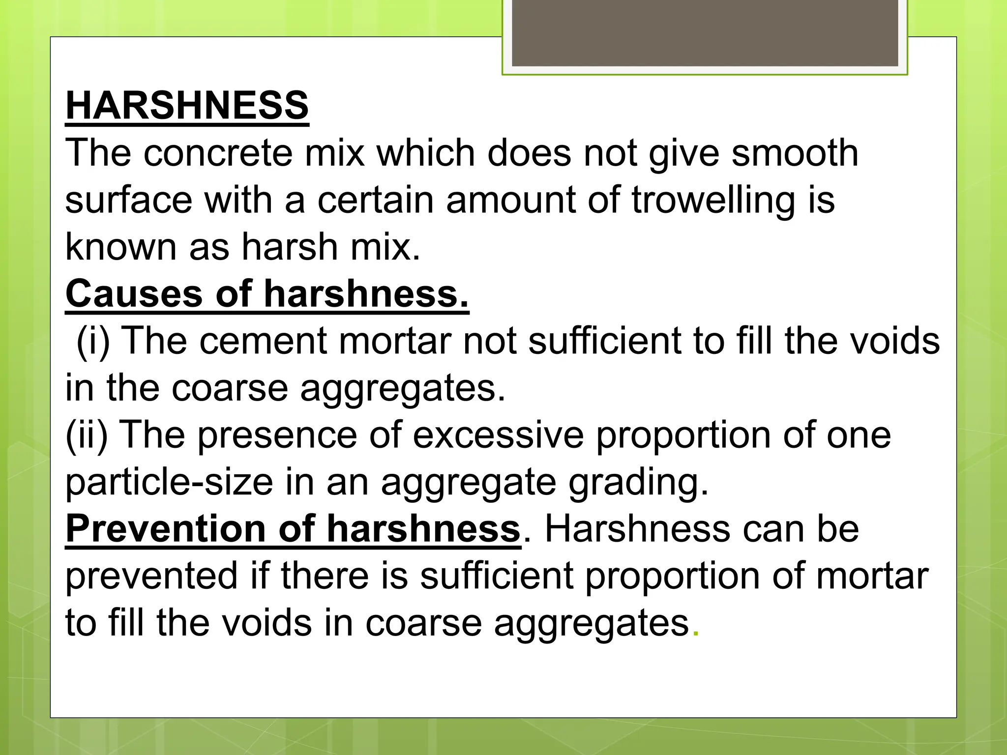 Workability of Concrete civil engineering.pptx