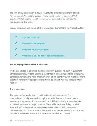 Structured interviews 101: How to make the most effective interview ...