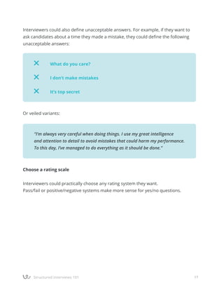 Structured interviews 101: How to make the most effective interview ...