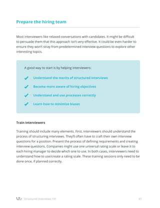 Structured interviews 101: How to make the most effective interview ...