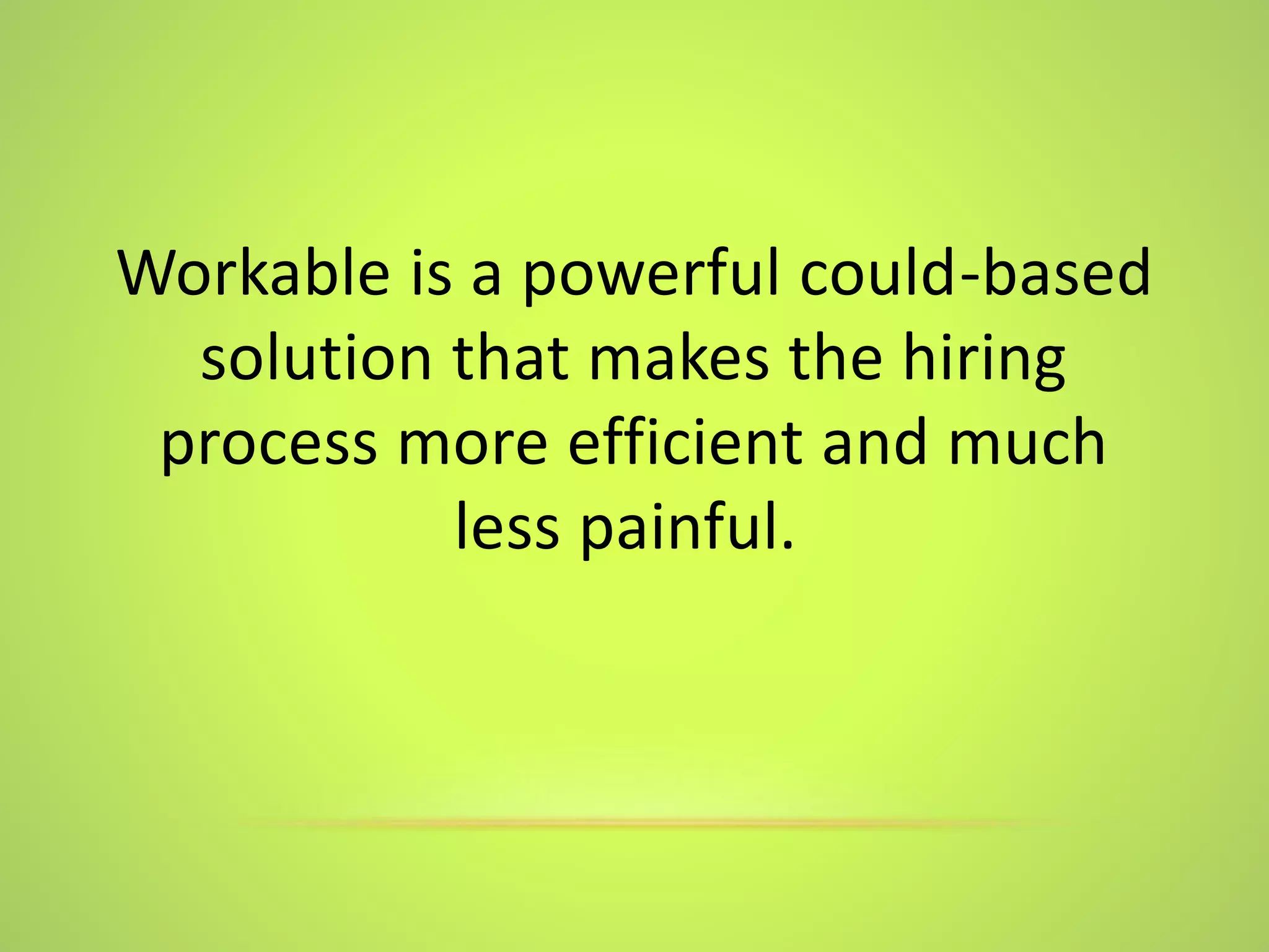 Workable software review | PPTX