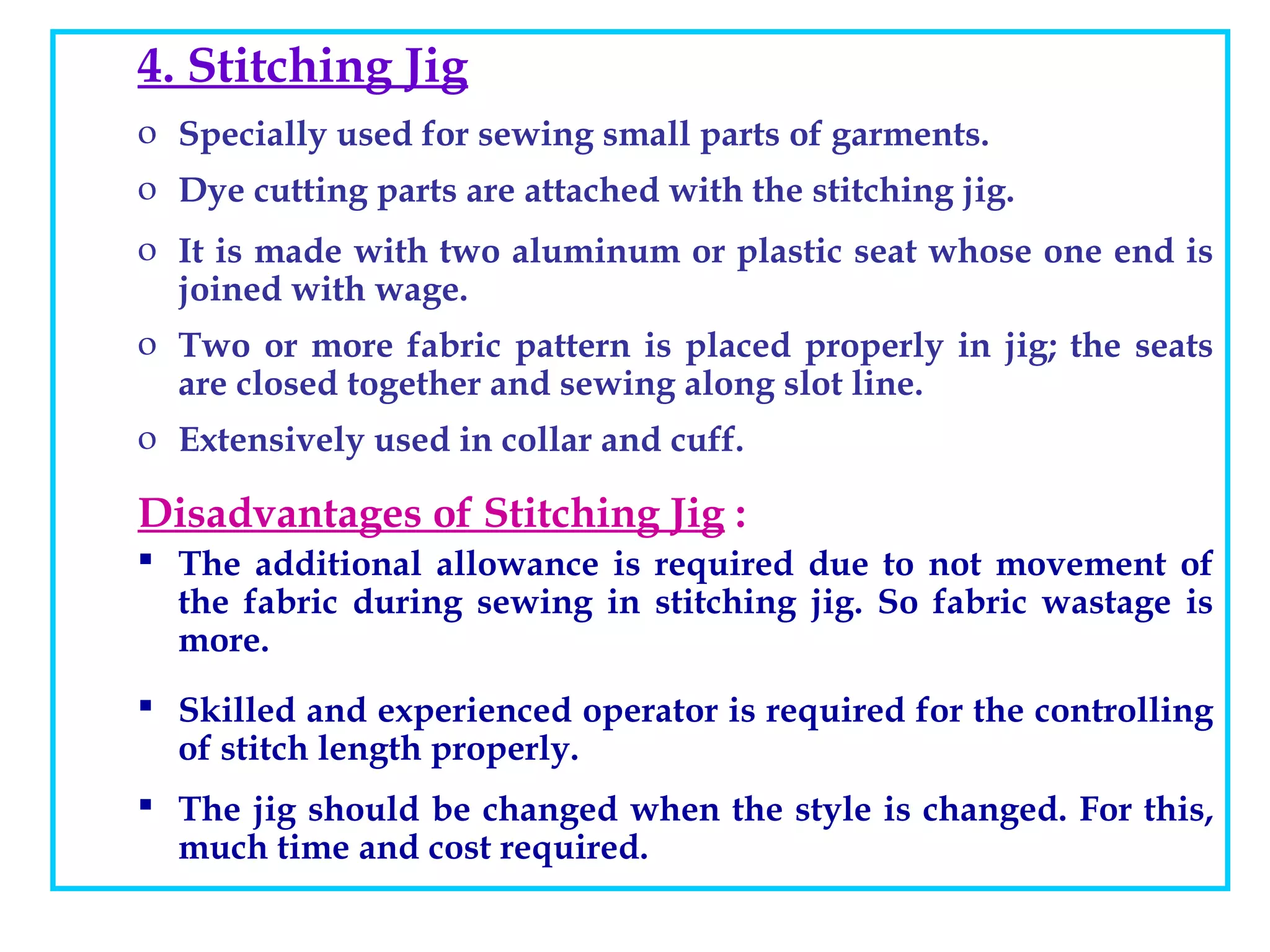 Work aids of sewing machines | PPT