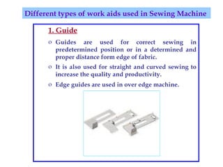 Work aids of sewing machines | PPT