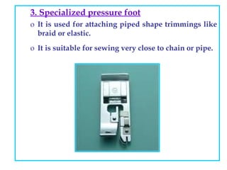 Work aids of sewing machines | PPT